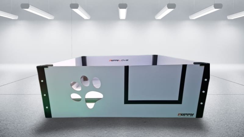Puppy Love Whelping Pens | The Dogs Paw – Perspex Paw Viewing Window ...